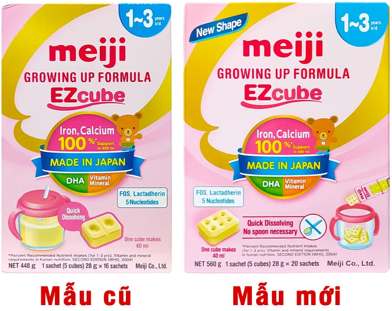Sữa Meiji Growing Up Formula thanh nhập khẩu, 1-3 tuổi - suachobeyeu.vn